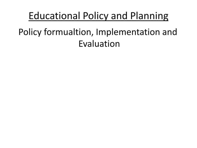 POLICY MAKING PROCESS | PPT