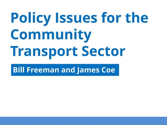 Transport for the West Midlands? (14.09.2016) | PPTX