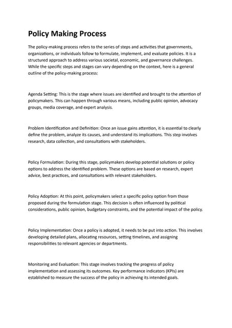 Writing effective public policy papers | PPTX