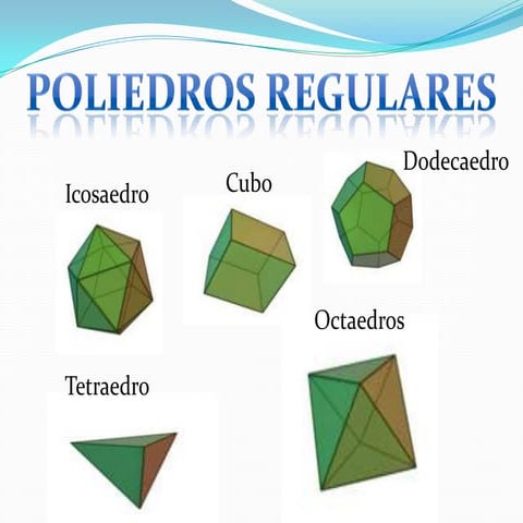 Poliedros regulares | PPTX