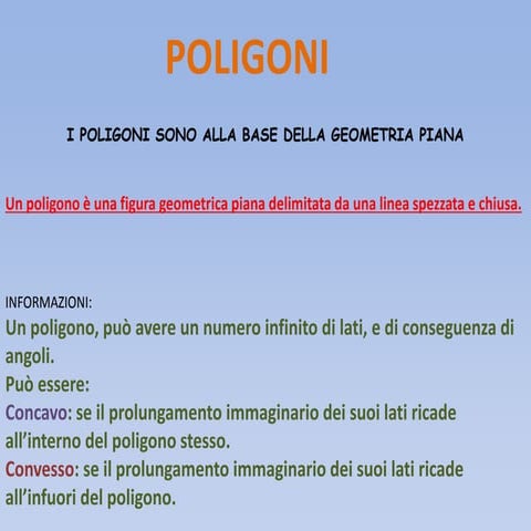 Poligoni | PPTX