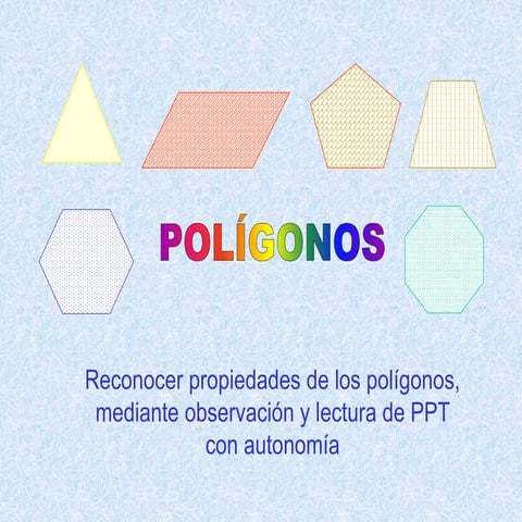 los poligonos y sus caracteristicas , angulos y medidas | PPT