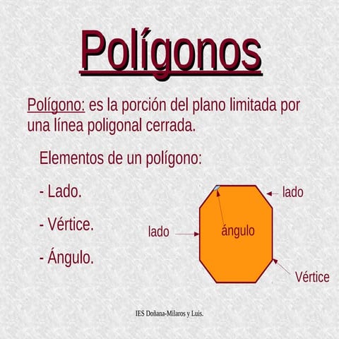 LOS POLIGONOS. CONCEPTO Y CLASIFICACIÓN PRESENTACIÓN PARA CLASES | PPT