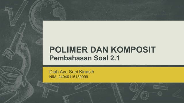 Pengujian material menggunakan SEM-EDX | PPTX