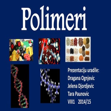 Polimeri 2 | PPTX
