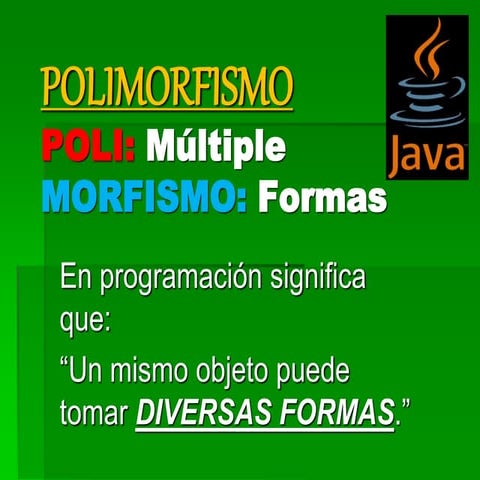 Polimorfismo en JAVA | PDF