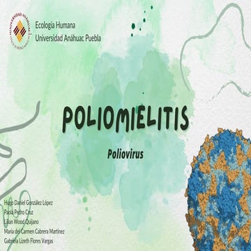 Poliomielitis | PPTX