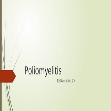 poliomyelitis 1.pptxhhsbsmsjsusbsbssnaja a | PPTX