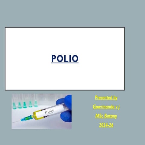 Polio_Presentation.pptx 1st MSC | PPTX