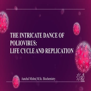 the presentation on polio virus life cycle and replication.pptx