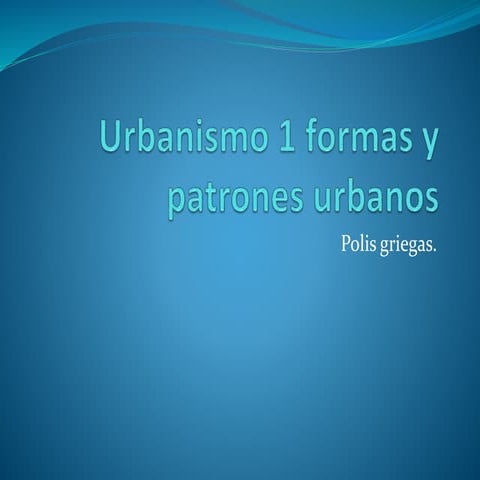 Polis griega (2) | PPTX
