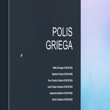 Polis griega (2) | PPTX