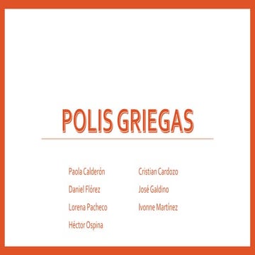 Polis griegas (1) | PPTX