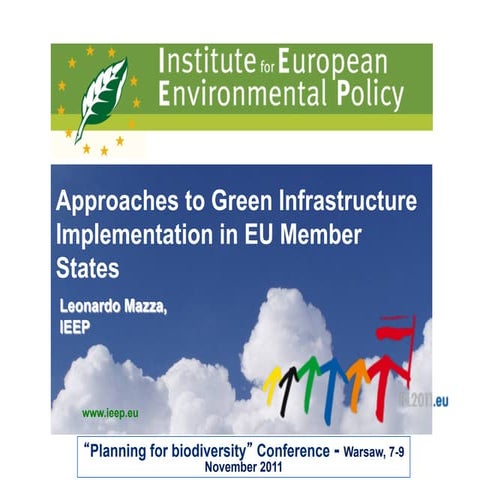 Approaches to Green Infrastructure Implementation in EU Member States | PDF