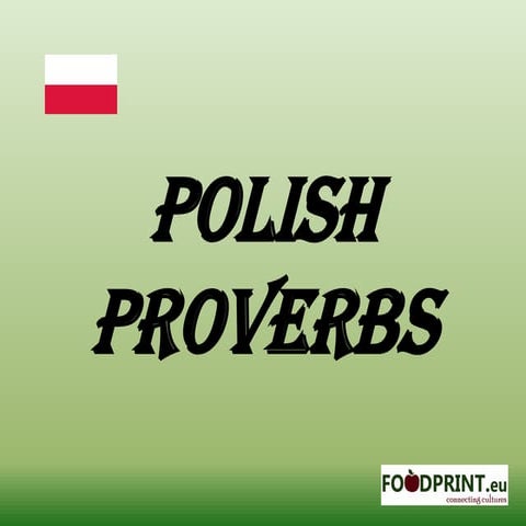 Polish proverbs | PDF