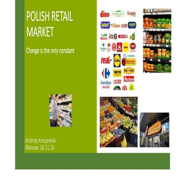 Polish retail market 11 2016 | PDF | Grocery Shopping | Shopping