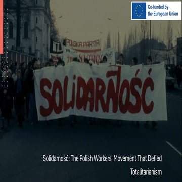 Polish Solidarnosc Movement - Presentation for Erasmus+ | PPT