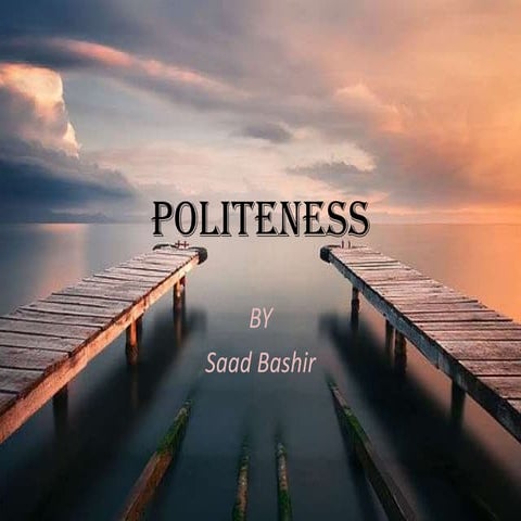 Politeness | PPTX