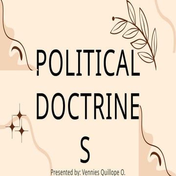 POLITICAL-DOCTRINES-OF-EGALITARIANISM-AND-MORE | PPTX