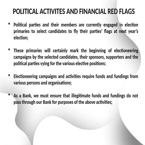 POLITICAL ACTIVITES AND FINANCIAL RED FLAGS.pptx