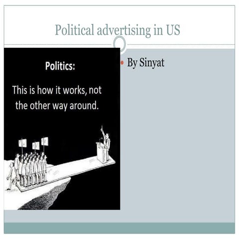 Political advertising in US | PPT