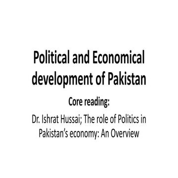 Political and economical Development of Pakistan.pptx