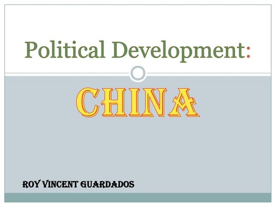 China's Political System | PPT