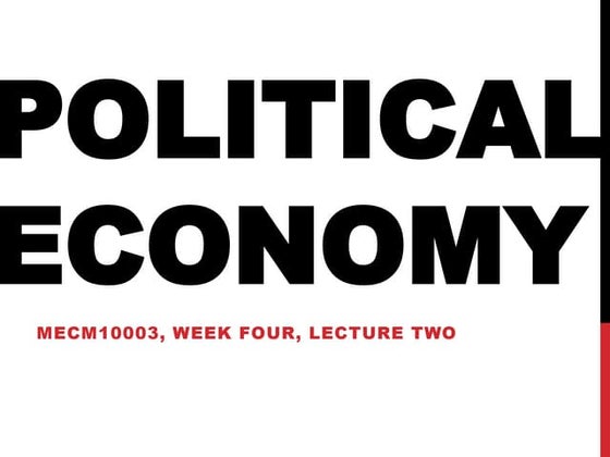 International Political Economy | PDF