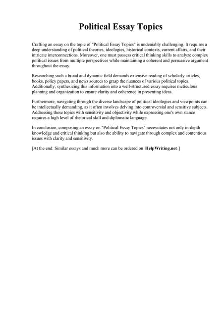 Politics Essay Topics.pdf