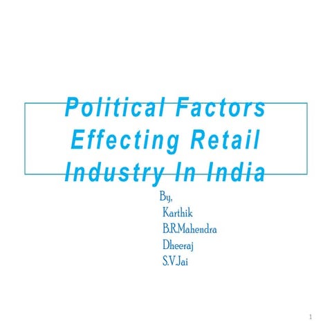Political factors | PPTX