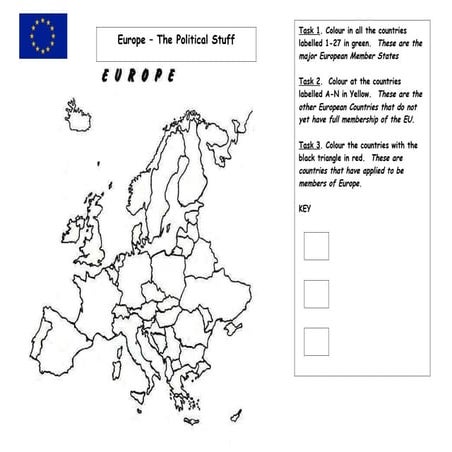 Political Map Of Europe | DOC