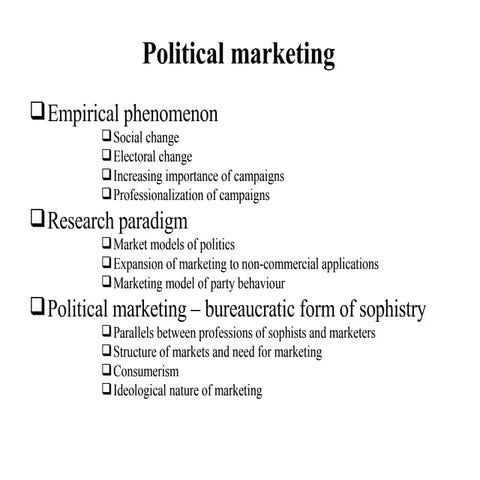 Political+Marketing | PPT