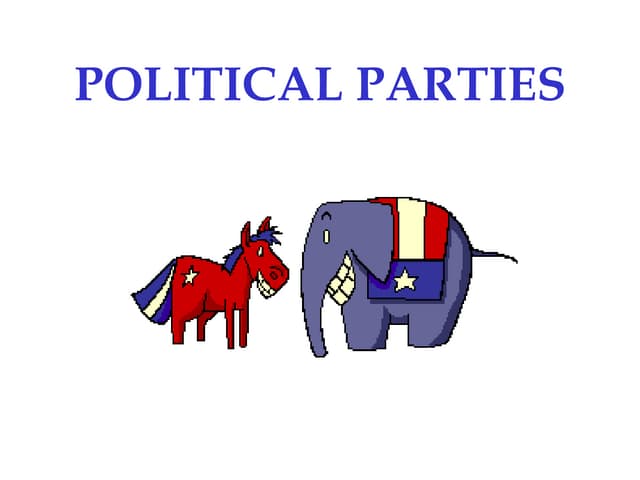 Lesson 10: POLITICAL PARTIES | PPTX