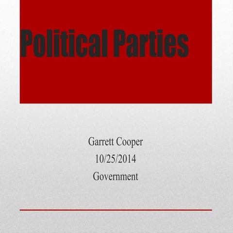 Political parties | PPT