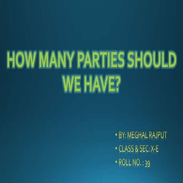 Political parties | PPT