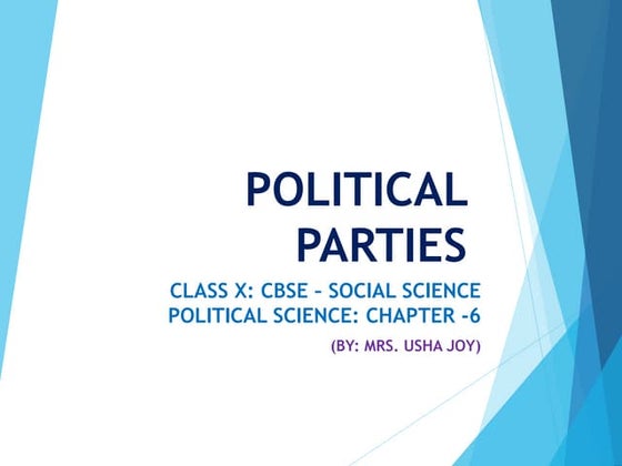 POLITICAL PARTIES IN INDIA CLASS 10.pptx