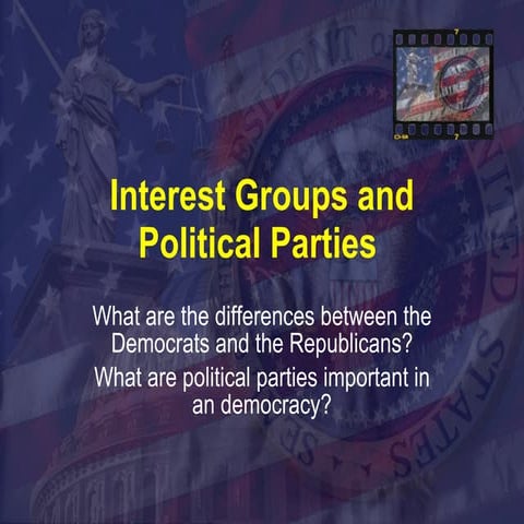 Political Parties And Interest Groups | PPT