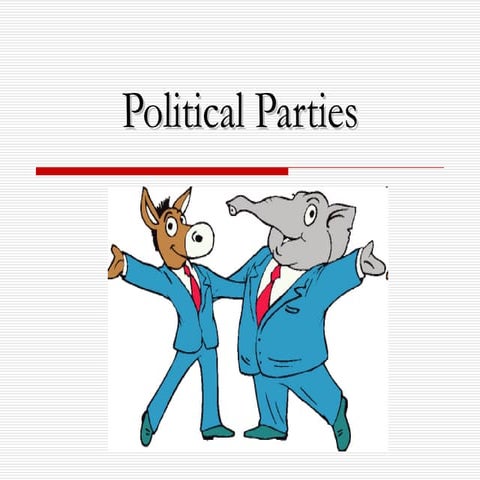 Introduction to Political Parties in the U.S. | PPT