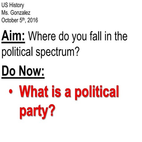 Political Parties Ppt Pptx