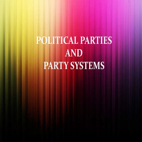 Political parties shine | PPT