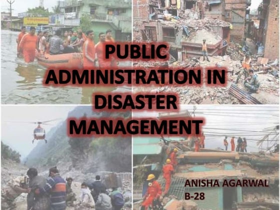National Disaster Management Authority (India), abbreviated as NDMA, is ...