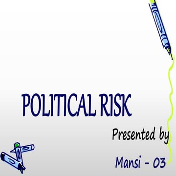 Political risk | PPTX