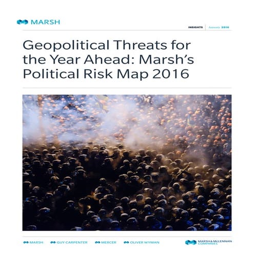 Political risk map 01 2016 | PDF