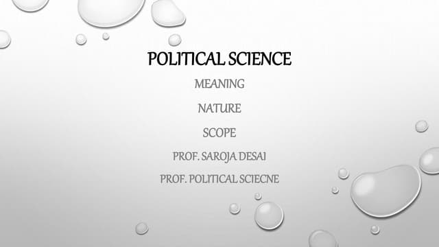 Nature and Scope of Political Science.pdf