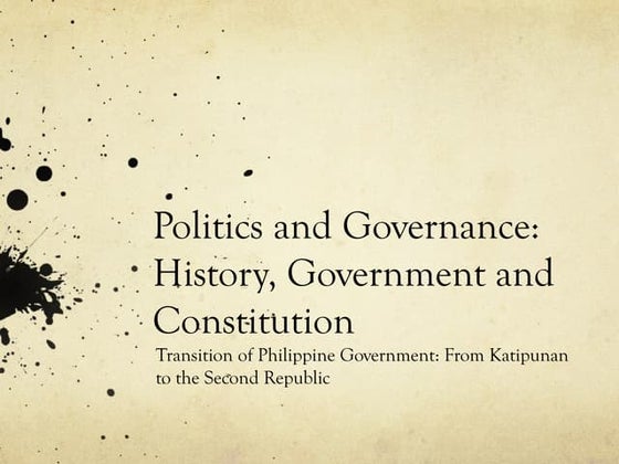 Module 5: HISTORICAL DEVELOPMENT OF PHILIPPINE DEMOCRATIC POLITICS | PPTX