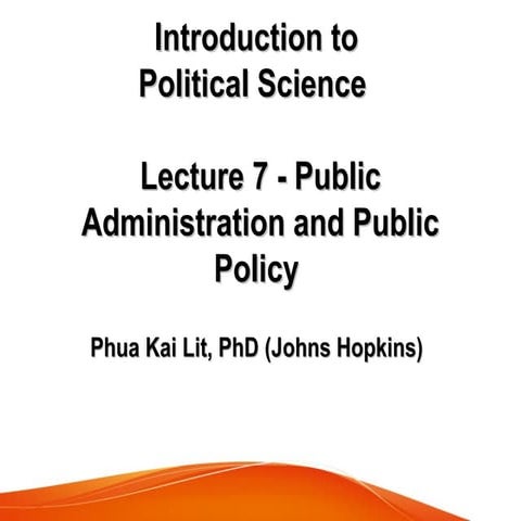 Public Health Lecture 1: Introduction to Public Health | PPT