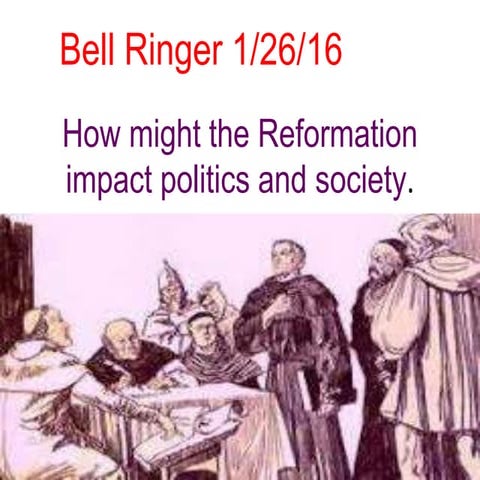 Political & Social changes during the Reformation | PPTX