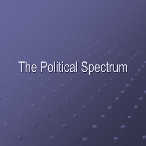 Political Spectrum | PDF | Politics