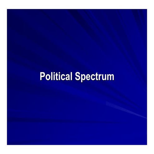 Political spectrum | PDF