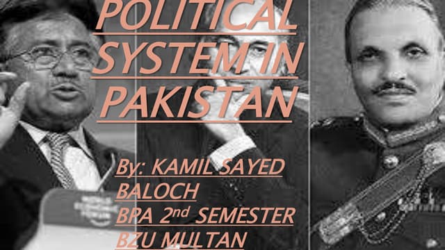 Branches of government / Structure of Government in Pakistan | PDF